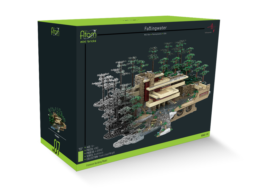 Fallingwater Atom Brick Building Kit. – ShopWright.org