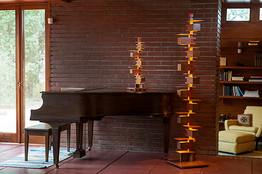Taliesin Floor Lamp 2 - Walnut. – ShopWright.org